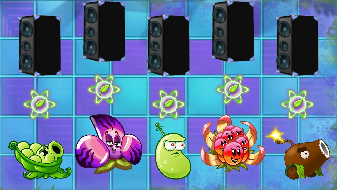 PVZ 2 CUSTOM V10.4.2 . EVERY PLANT LEVEL1 WITH 1-5 PF CAN DESTROY HOW ...