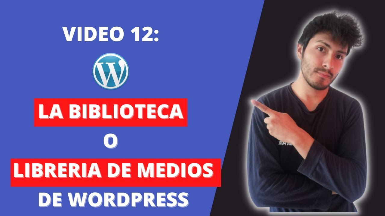 biblioteca de medios en wordpress 2023 - YouTube
