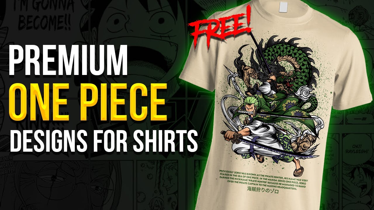 ONE PIECE PREMIUM DESIGNS FOR T SHIRTS - YouTube