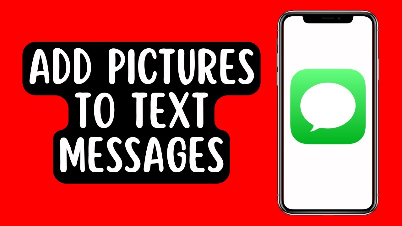 How to Attach Pictures to Your Text Messages - YouTube