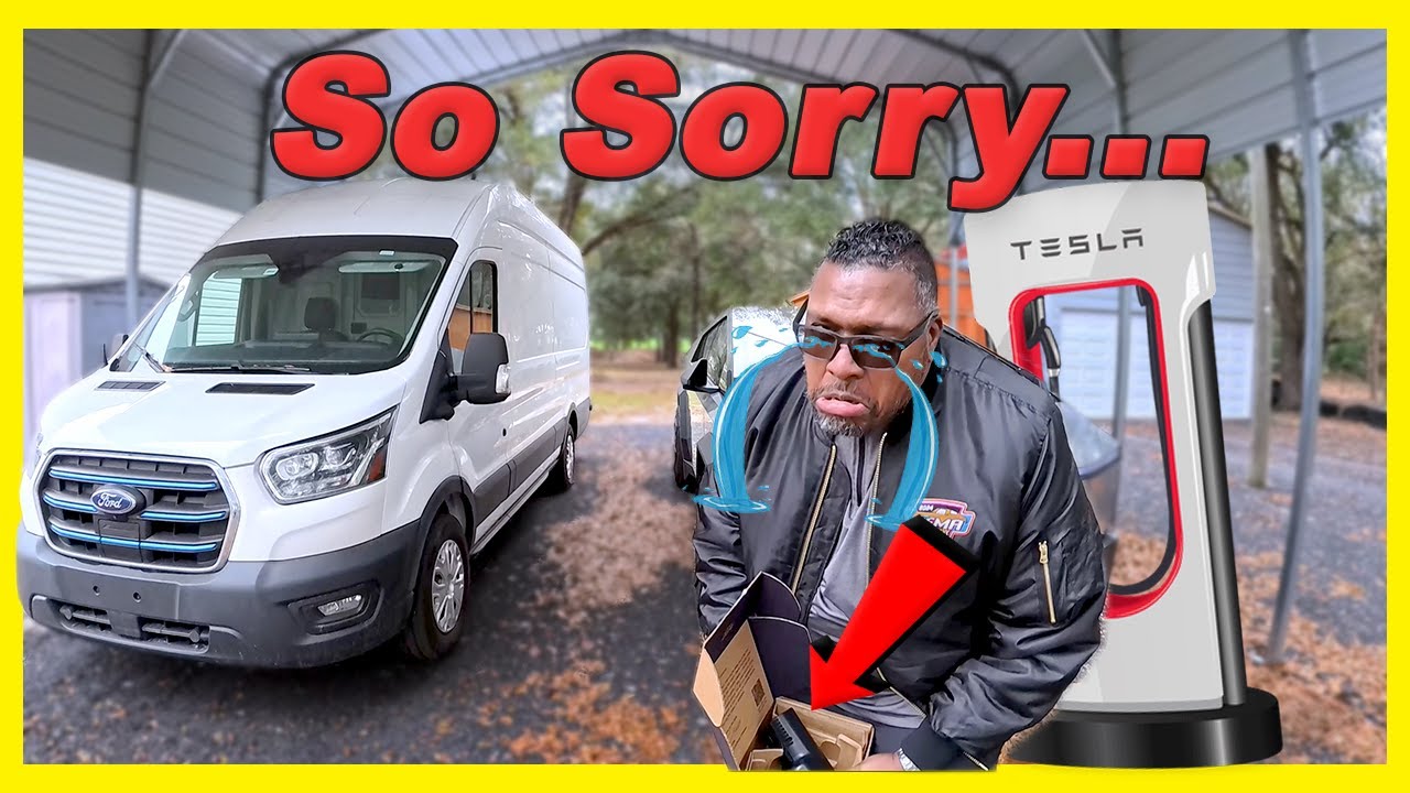 Sorry We Took So Long Our DIY Ford E Transit Camper Van Tesla ...