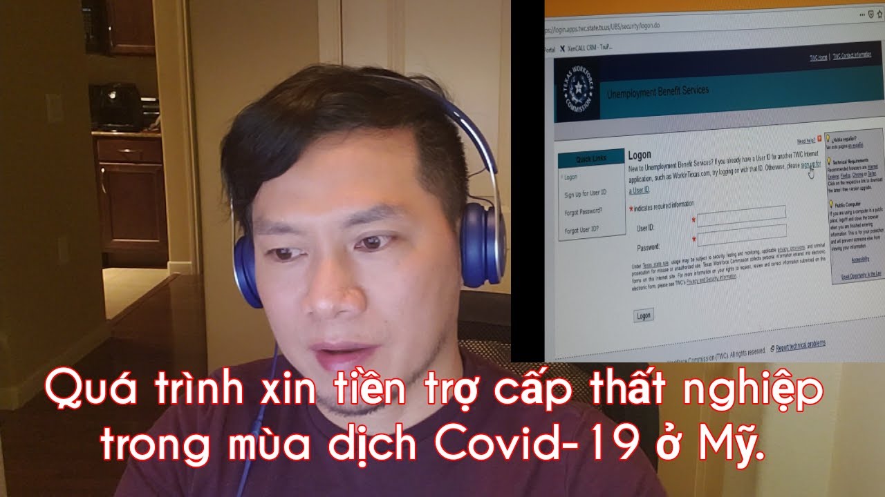 Xin trợ cấp thất nghiệp trong mùa dịch Covid-19 ở Mỹ_Andy Pham - YouTube