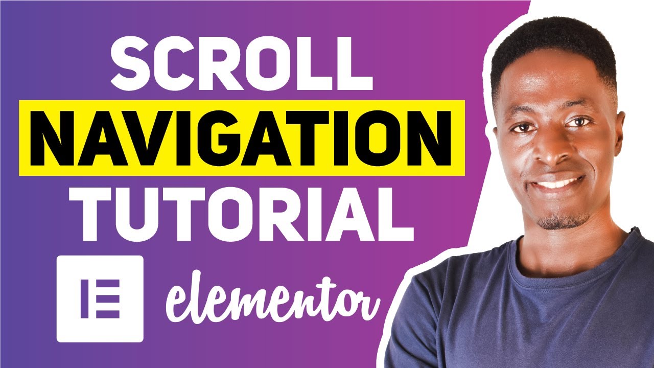 How to Create a Section Scroll Navigation in Elementor for Free - YouTube