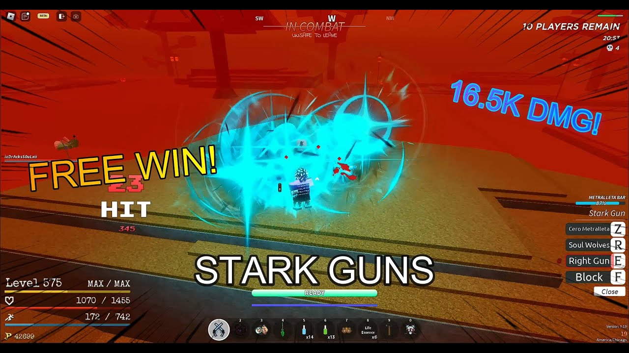 [GPO] Stark Guns are OP in BR | 16 5K DMG WIN! - YouTube