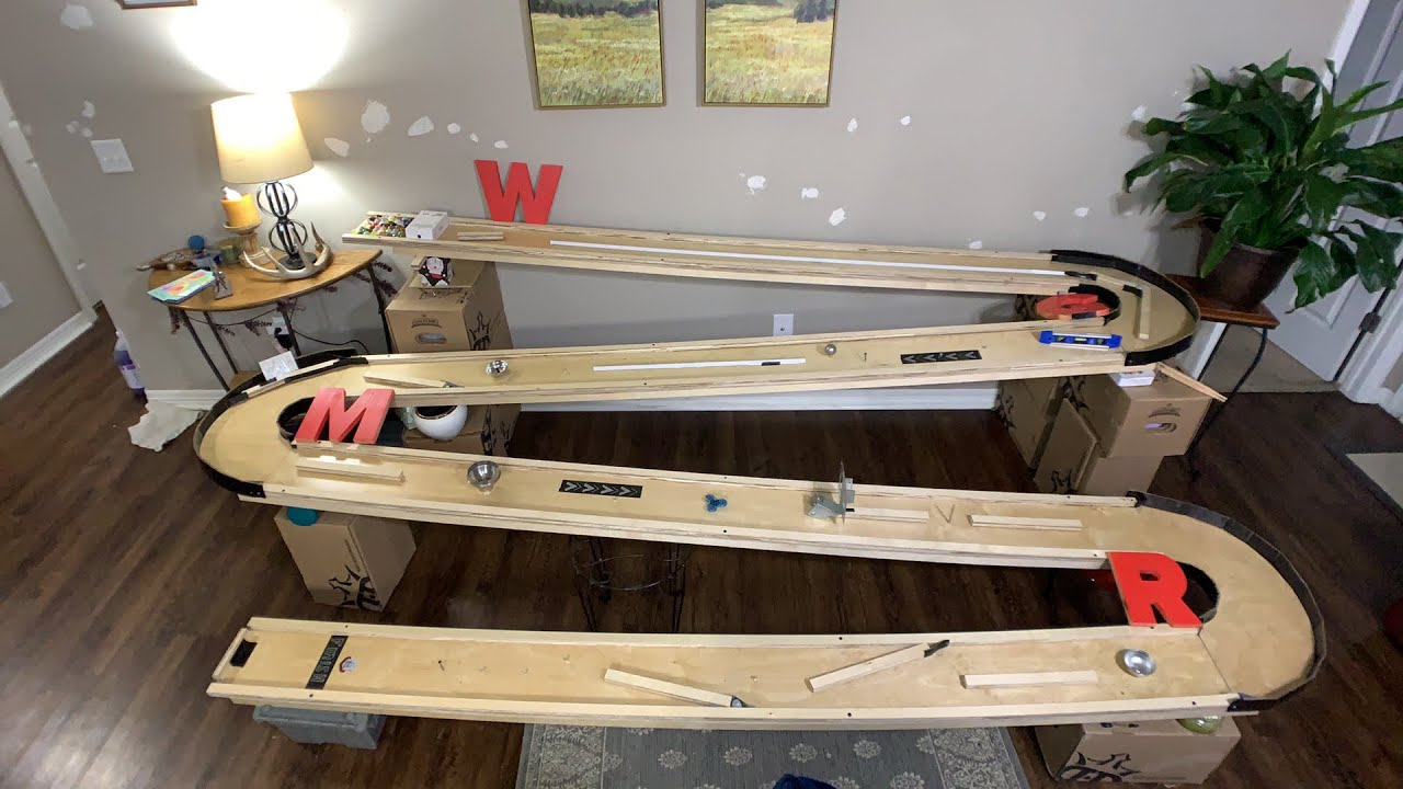 Marble Run- 50 Marble Elimination Race (Live) - YouTube