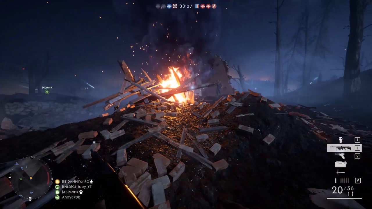 Snow on nivelle nights? - small mode gameplay Battlefield 1 - YouTube