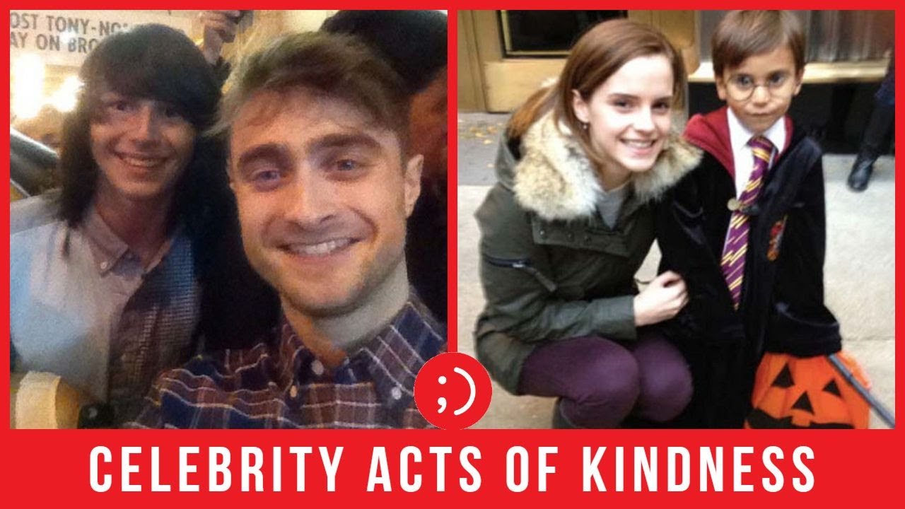 Top Inspiring Celebrity Random Acts of Kindness Compilation - Faith in ...