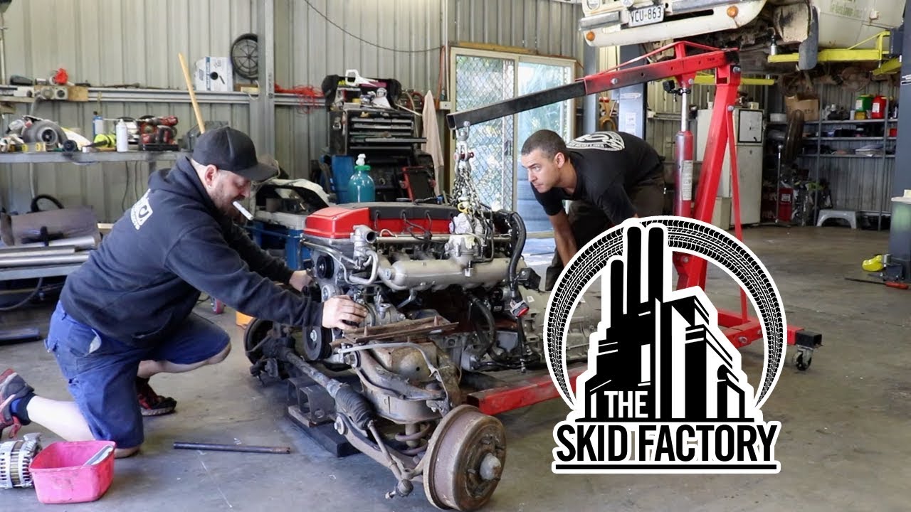 THE SKID FACTORY - Barra Powered Bedford Van [EP2] - YouTube
