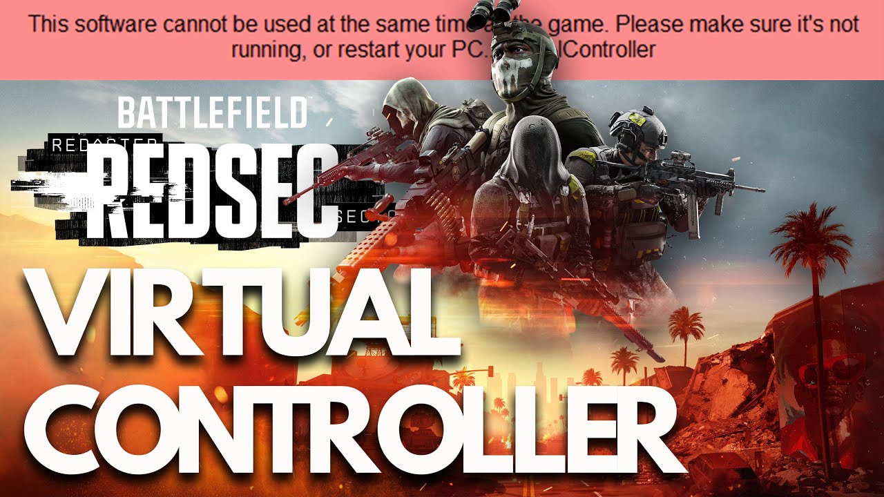 Battlefield REDSEC Este software no se puede utilizar al mismo tiempo ...