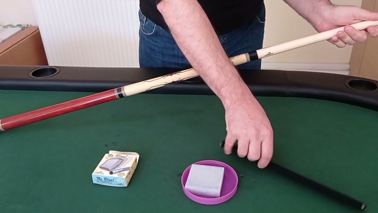 Longoni Velvet Grip Billiard Cue Installation - YouTube