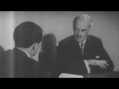 Richard Casey interviewed in London after attending the Washington ...