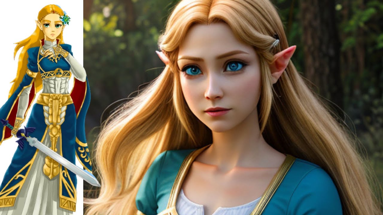 The Legend Of Zelda Characters In Real Life🗡️👸🏻 | #versemultianime # ...