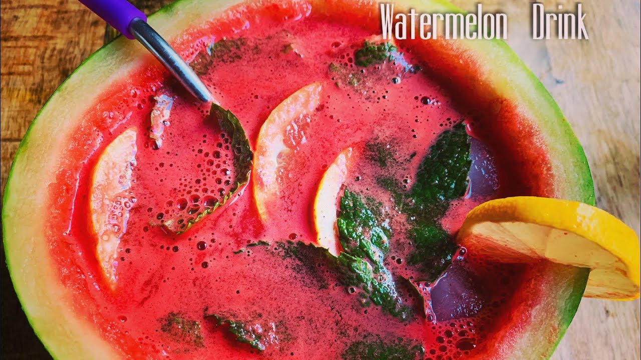 Watermelon Refreshment Drink | Watermelon Juice Recipe | Summer Drink ...