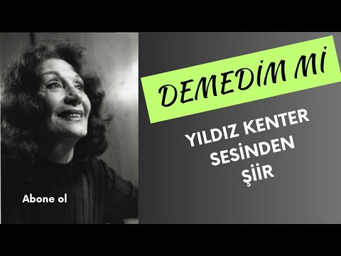 Yıldız kenter sesinden Mevlananın Gitme demedim mi şiiri - Mutlaka dinlemelisin! #yıldızkenter 