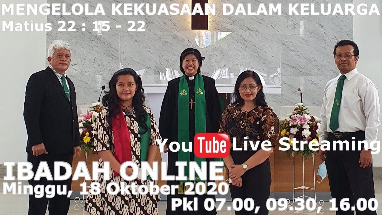 Kebaktian Online GKI Buaran Minggu 18 Oktober 2020 dengan tema ...