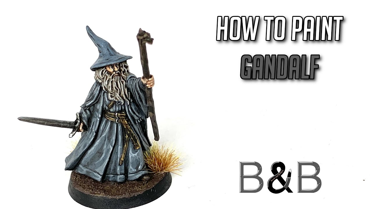 How to Paint Gandalf - YouTube