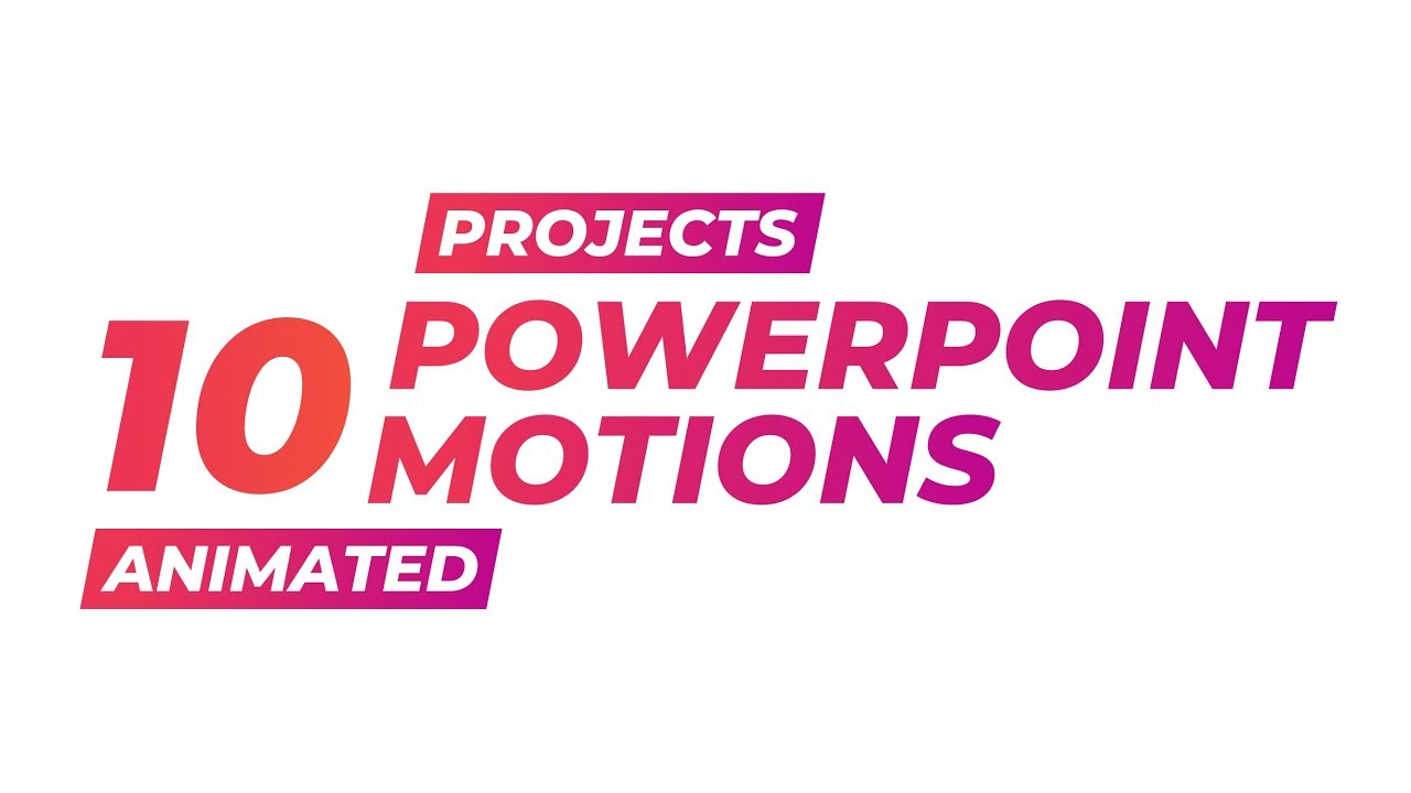 Make Animated Text Typography in PowerPoint - YouTube