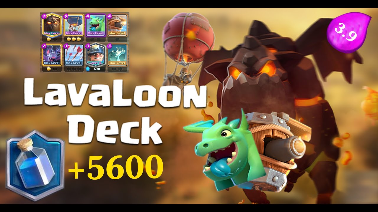 LAVALOON 3.9 PUSH +5600 TROPHIES | Clash Royale - YouTube