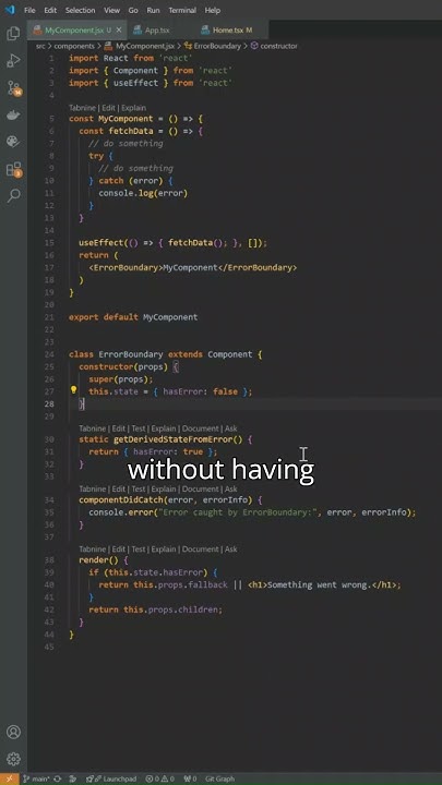 You Don T Know Errorboundaries In React ⚛️😮 Javascriptprojects Coding Reactfrontend