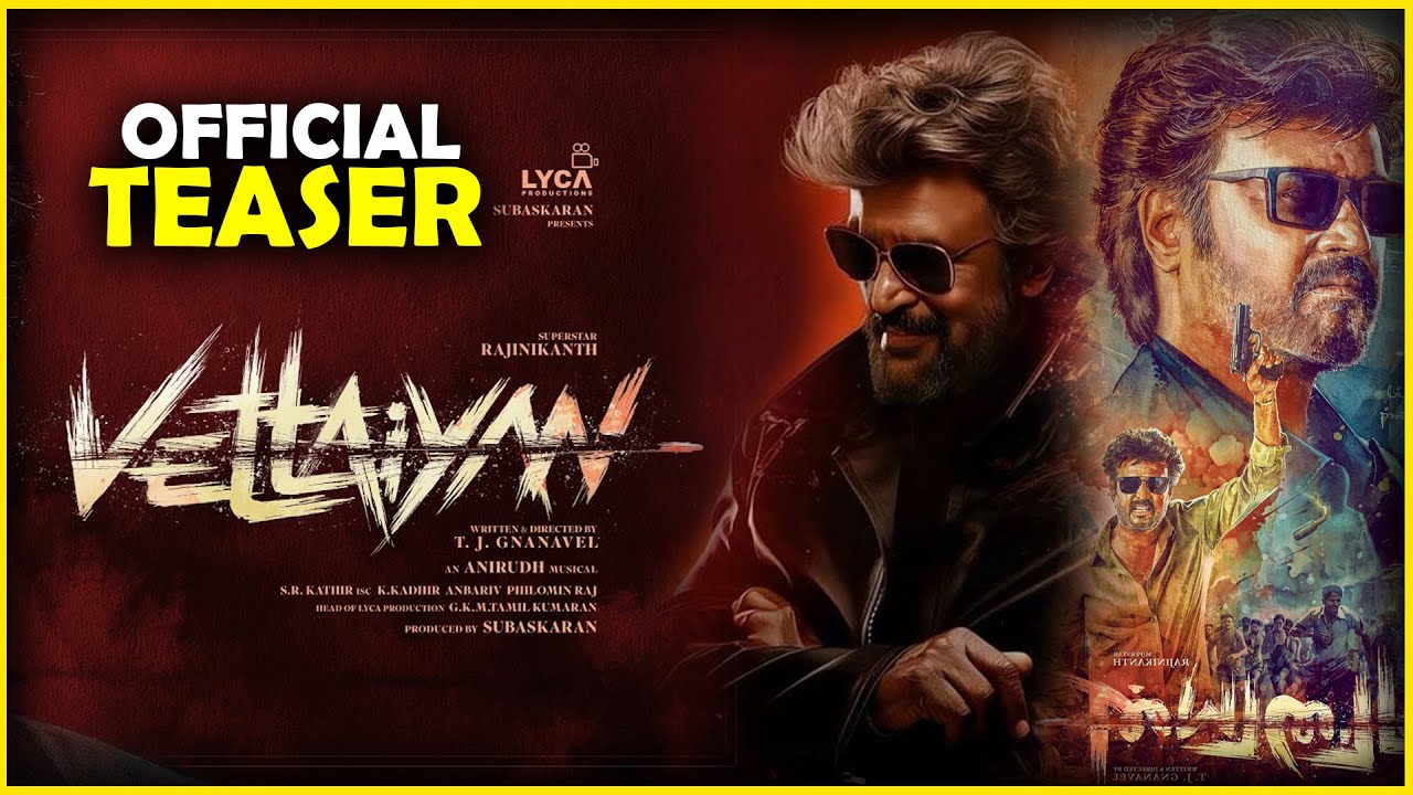 Vettaiyan Official Trailer | Rajinikanth | T.J. Gnanavel | Anirudh ...