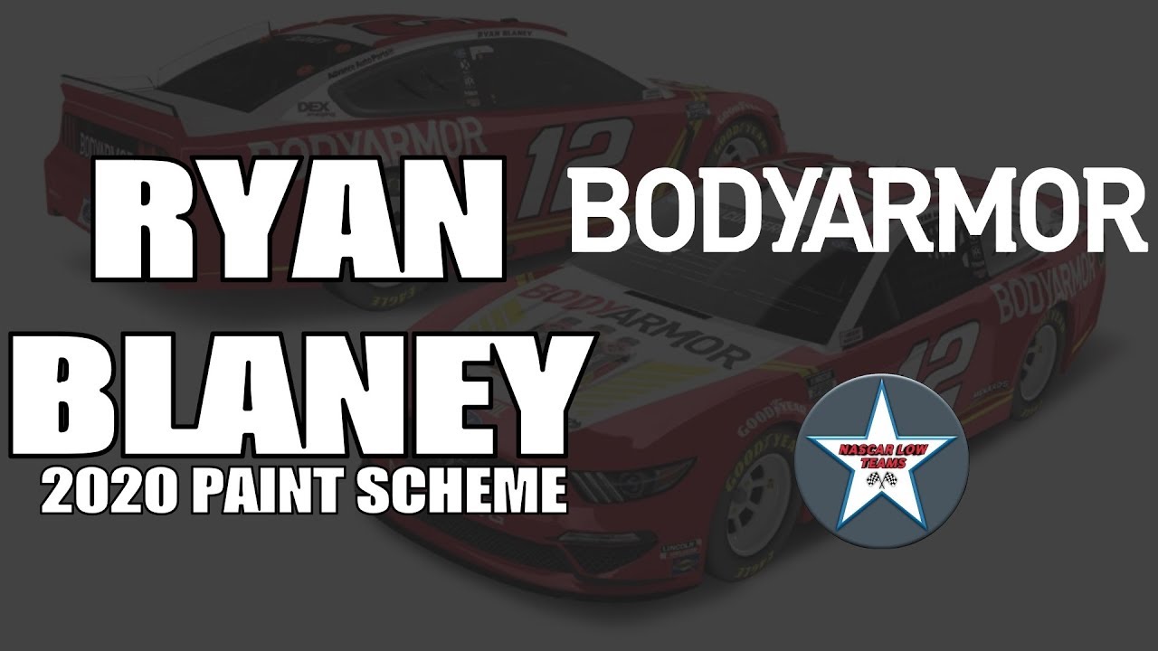 Ryan Blaney 2020 BodyArmor Paint Scheme REVEALED - YouTube