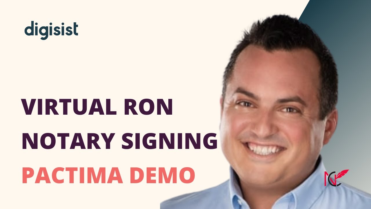 RON Signing on Pactima: A Signer's View - YouTube