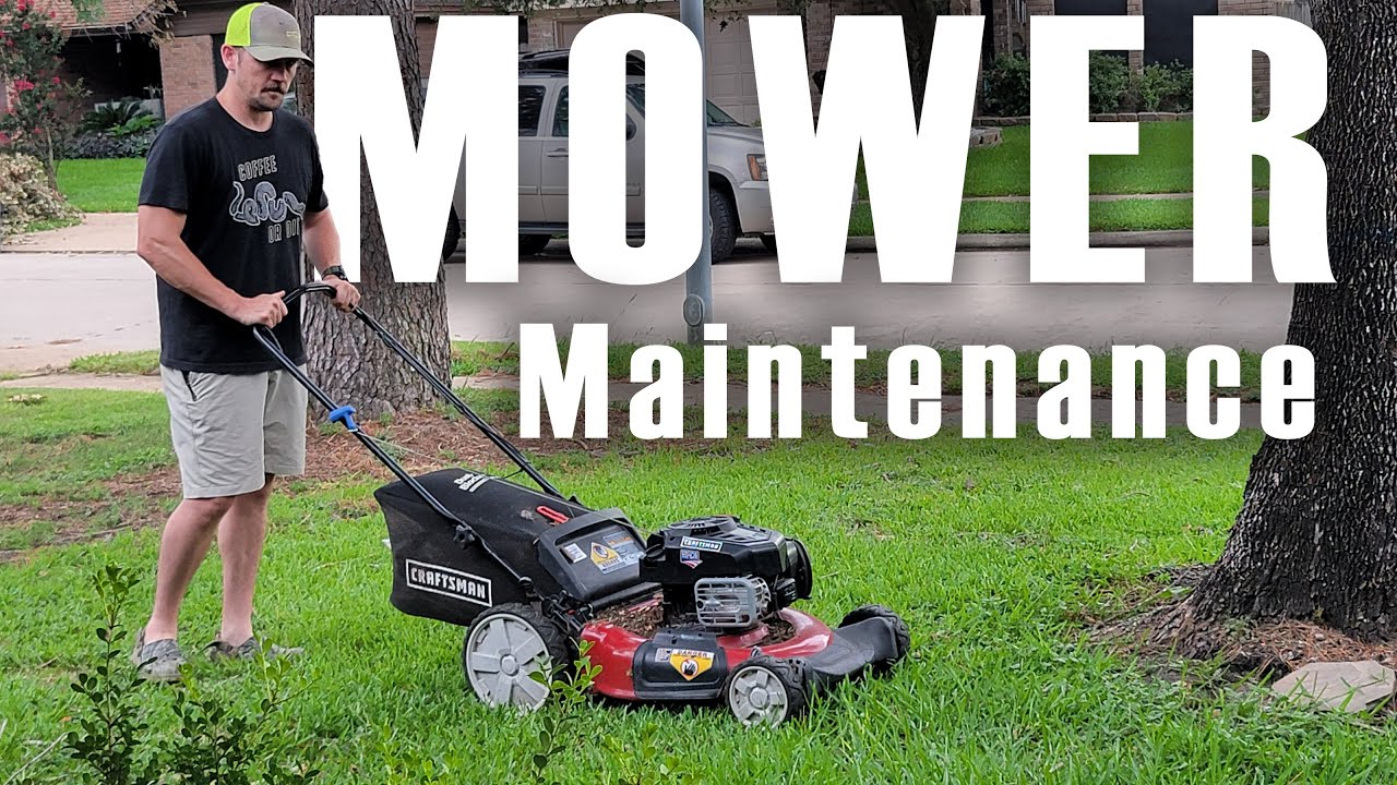 Mower Maintenance - Craftsman Briggs & Stratton Carb Change - YouTube