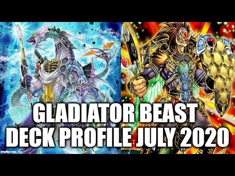 GLADIATOR BEAST DECK PROFILE (JULY 2020) YUGIOH! - YouTube