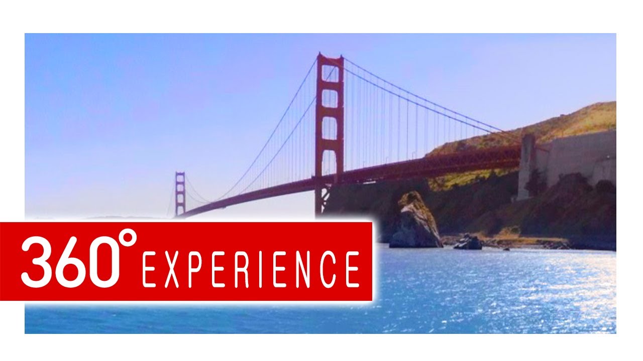 Golden Gate Bridge [4k VR / 360 Video] - YouTube