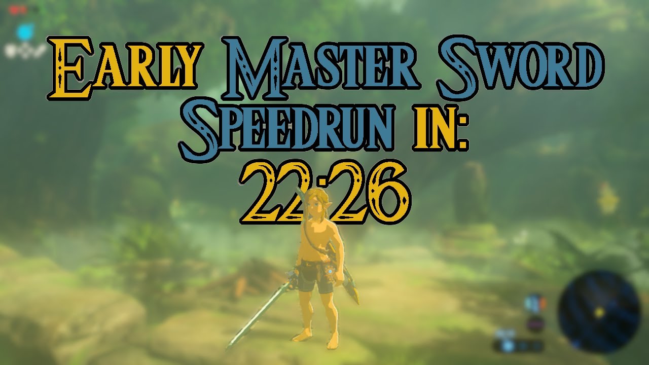 BotW Speedrun: Early Master Sword in 22:26!! - YouTube