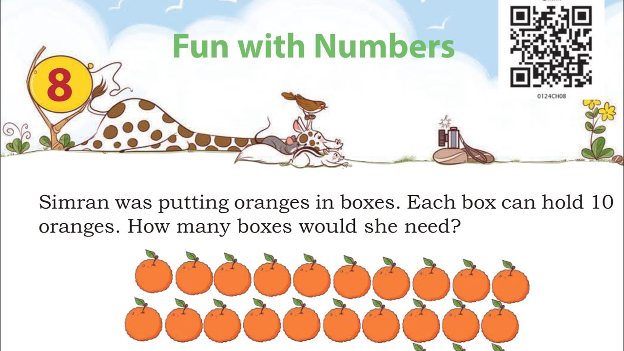 Class 1 ,Joyful Maths ,chapter 8 Fun with numbers question solution ...