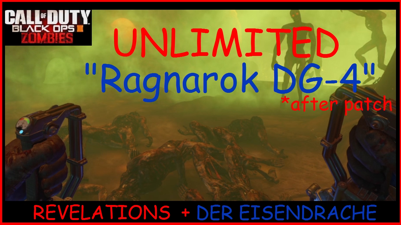 Bo3 Zombies : Unlimited Ragnarok Dg4 |after patch|DEUTSCH| - YouTube