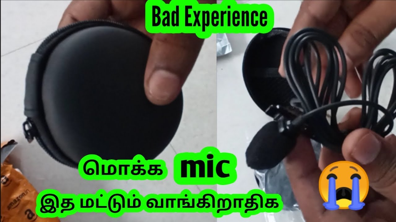 இந்த mic மட்டும் வாங்கிராதிக// worst mic // don't buy this - YouTube