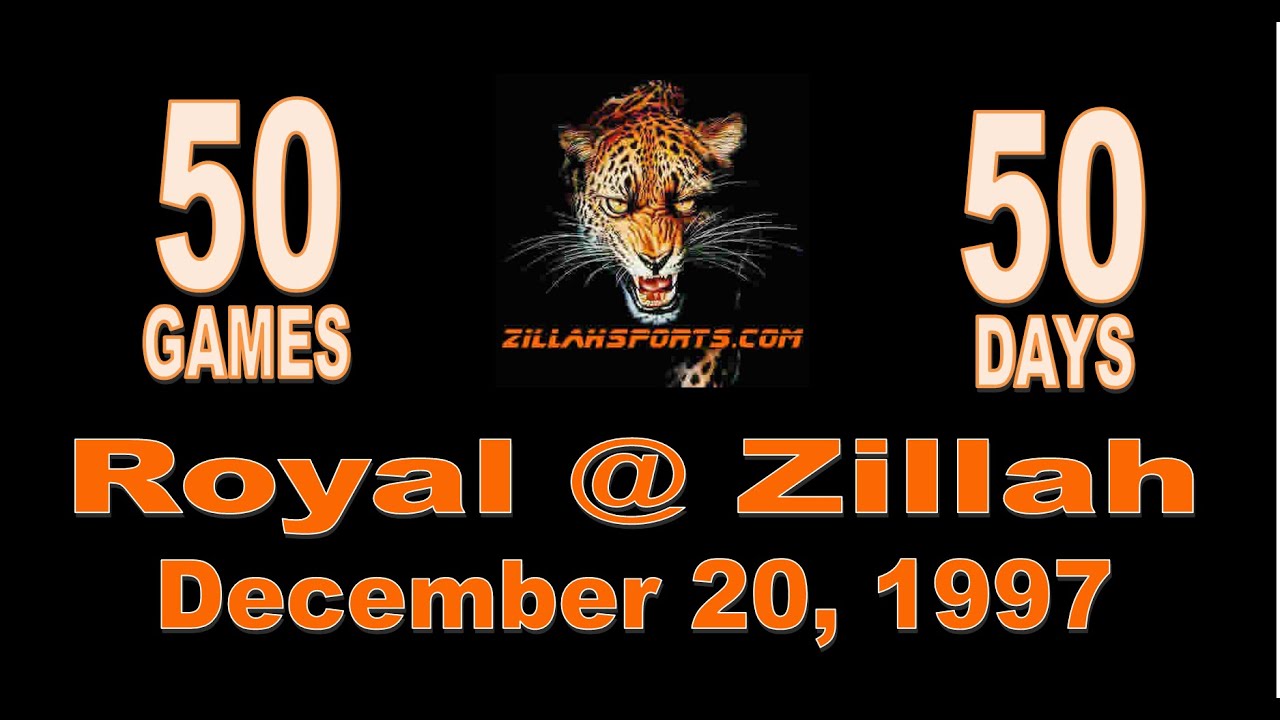 Royal @ Zillah December 20, 1997 - YouTube