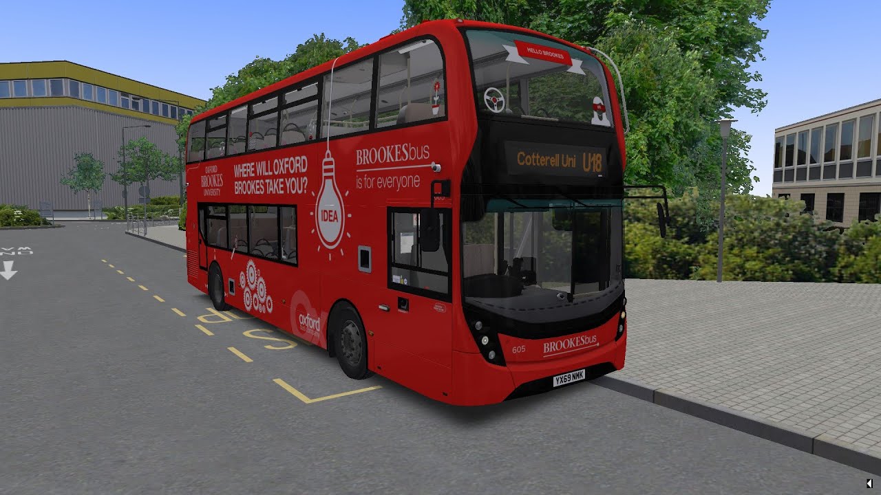 Omsi 2 Cotterell U18 Bus Station - University - YouTube