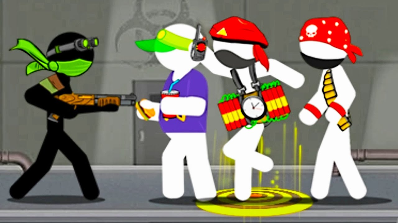 Stickman vs Bad Boys - Stickman Shooting Games Android Gameplay - YouTube