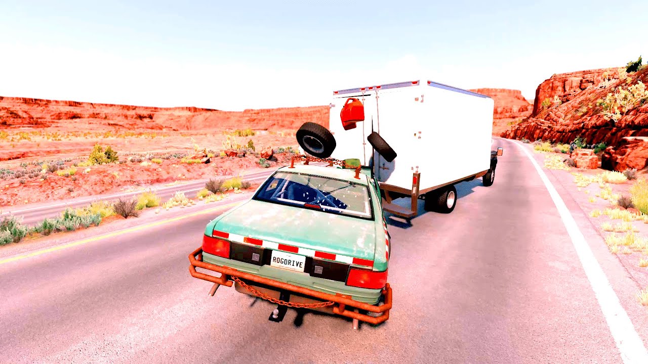 Epic High-Speed Traffic Car Crashes #05 | BeamNG Drive Gameplay by ROGDriven - YouTube