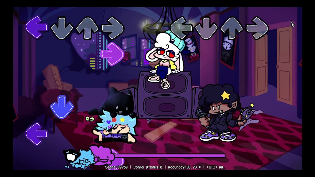 FNF VS WEE AND WOLFIE. LEGENDARY-HARD - YouTube