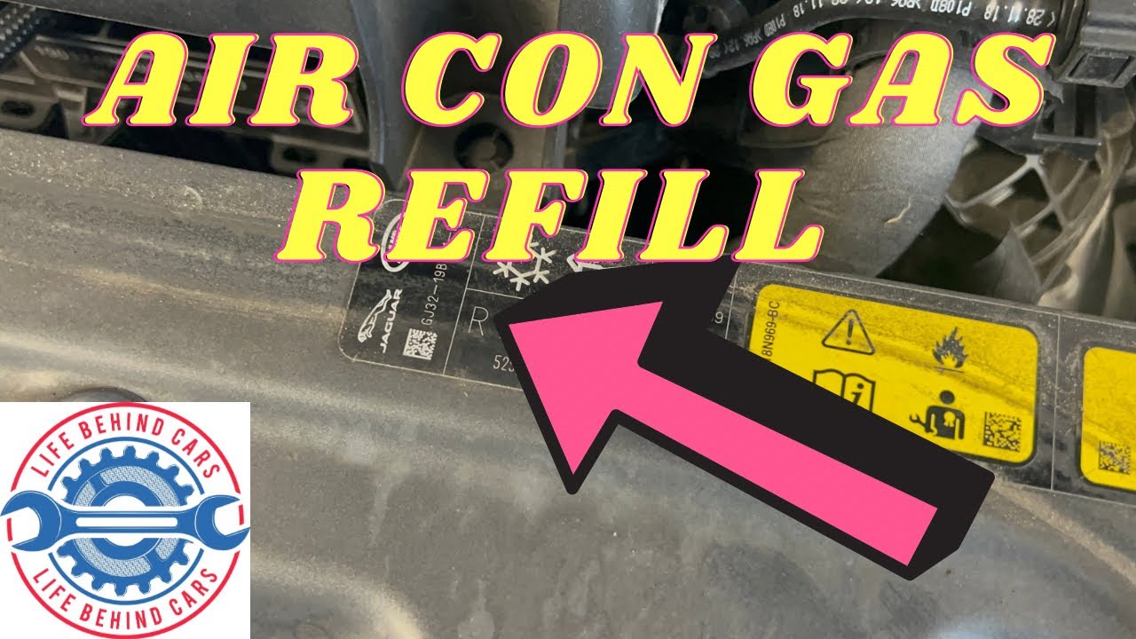 Jaguar E Pace 2019 Diesel Air Con Gas Refill information - YouTube