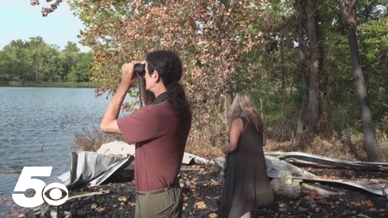 Mulhollan Bird Blind lost after fire - YouTube