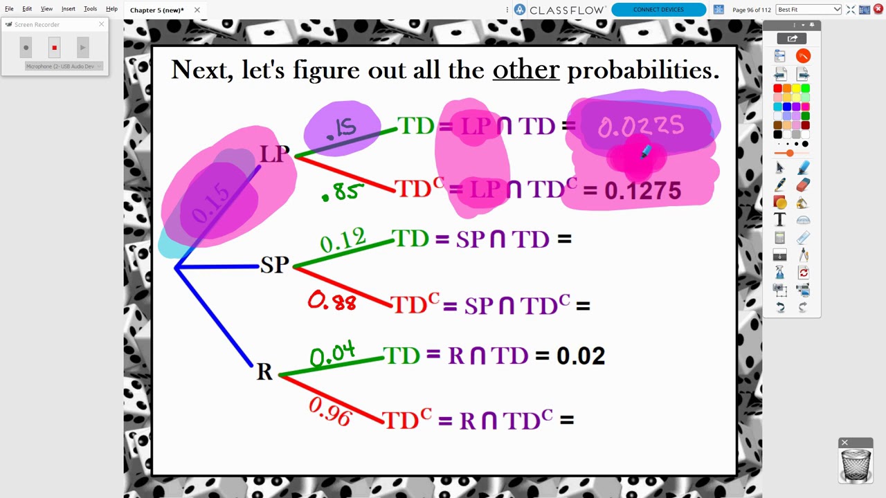 AP Statistics: Chapter 5, Video #5-2 - More General Multiplication Rule ...