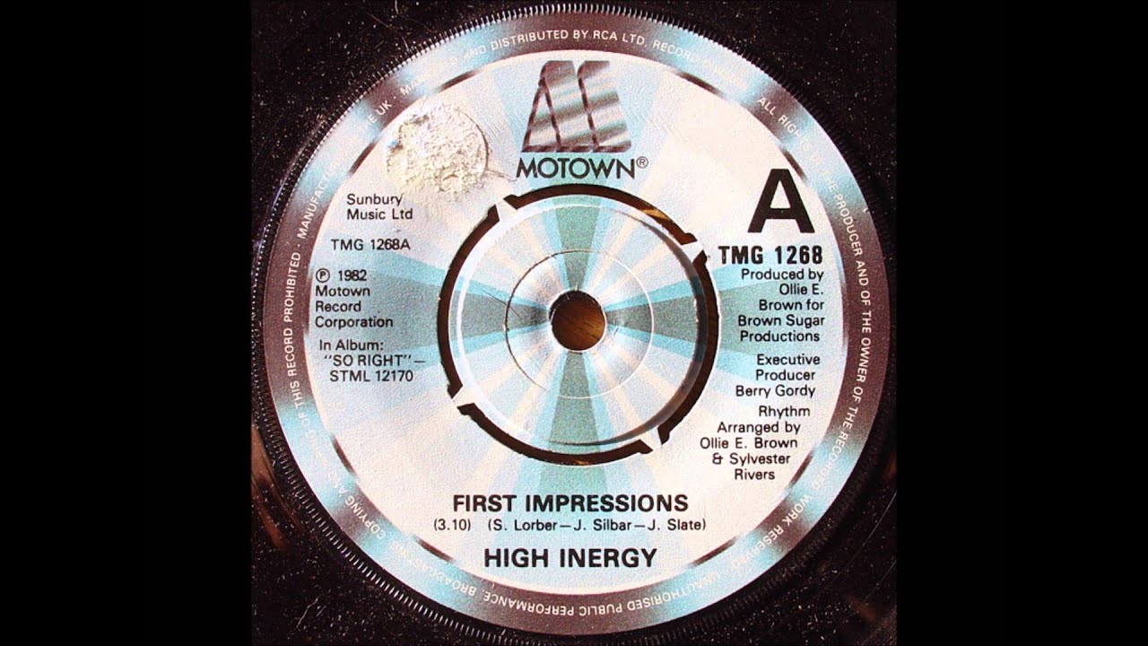 英7” High Inergy First Impressions TMG1268 Motown /00080