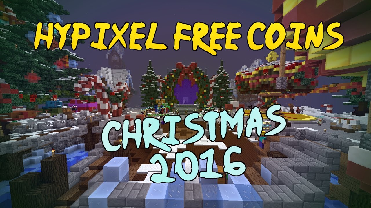 Hypixel Christmas 2016 - ALL Presents + FREE Coins - YouTube