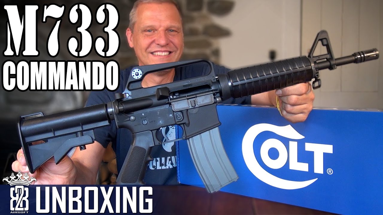 Cybergun VFC Colt Commando M733 Gas Blowback Airsoft Deutsch Unboxing ...