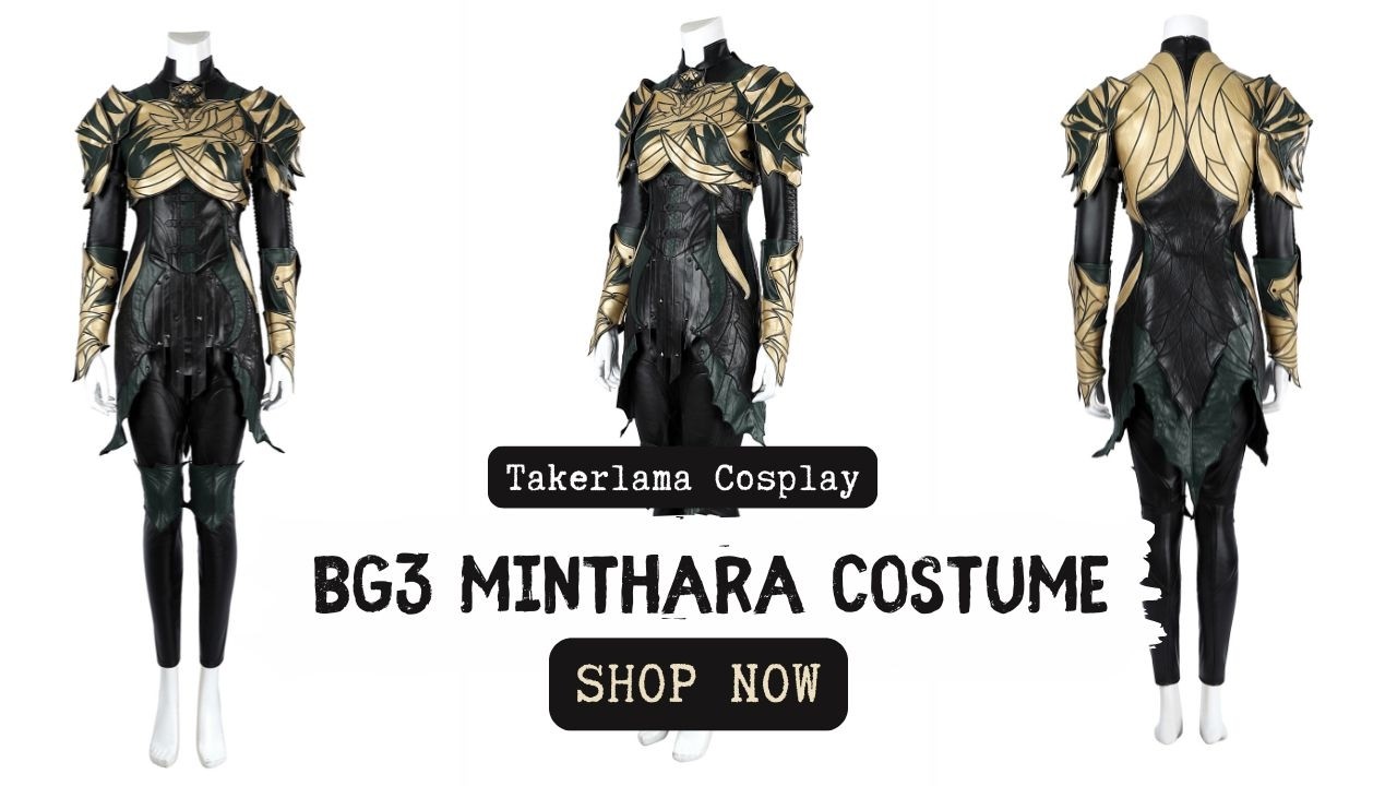 Baldur's Gate III Minthara Cosplay Costume BG3 Women's Uniform # ...