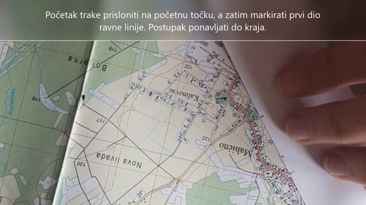 Geografija OŠ 5.r. - Grafičko mjerilo (zakrivljene linije) - YouTube