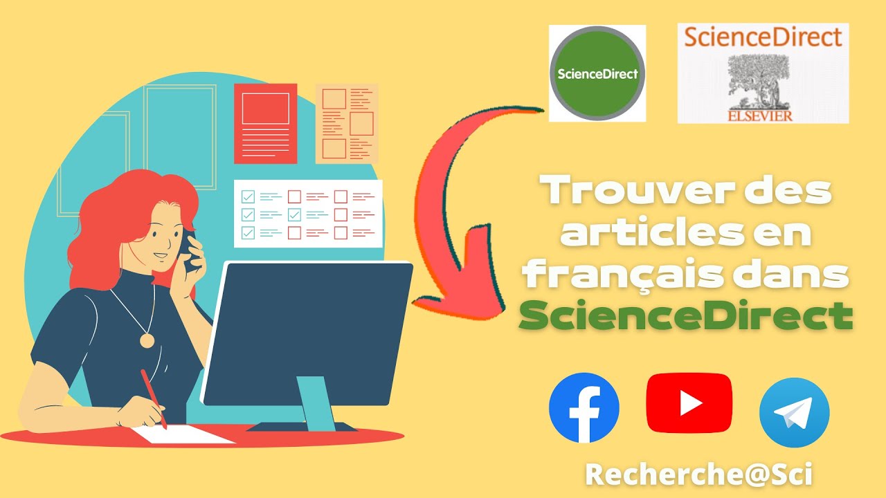 Trouver des articles en français dans ScienceDirect - YouTube