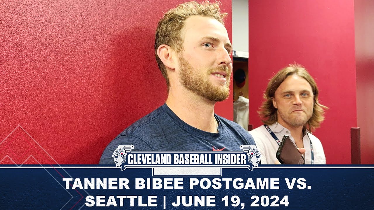 Tanner Bibee Breaks Down His 12 Strikeout Start, Guardians News - YouTube