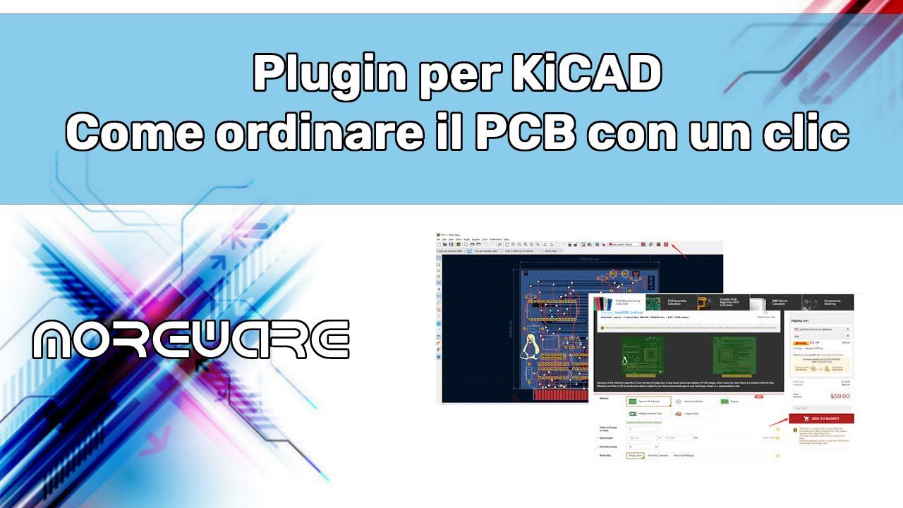 Plugin per KiCAD - Come ordinare il PCB con un clic - YouTube