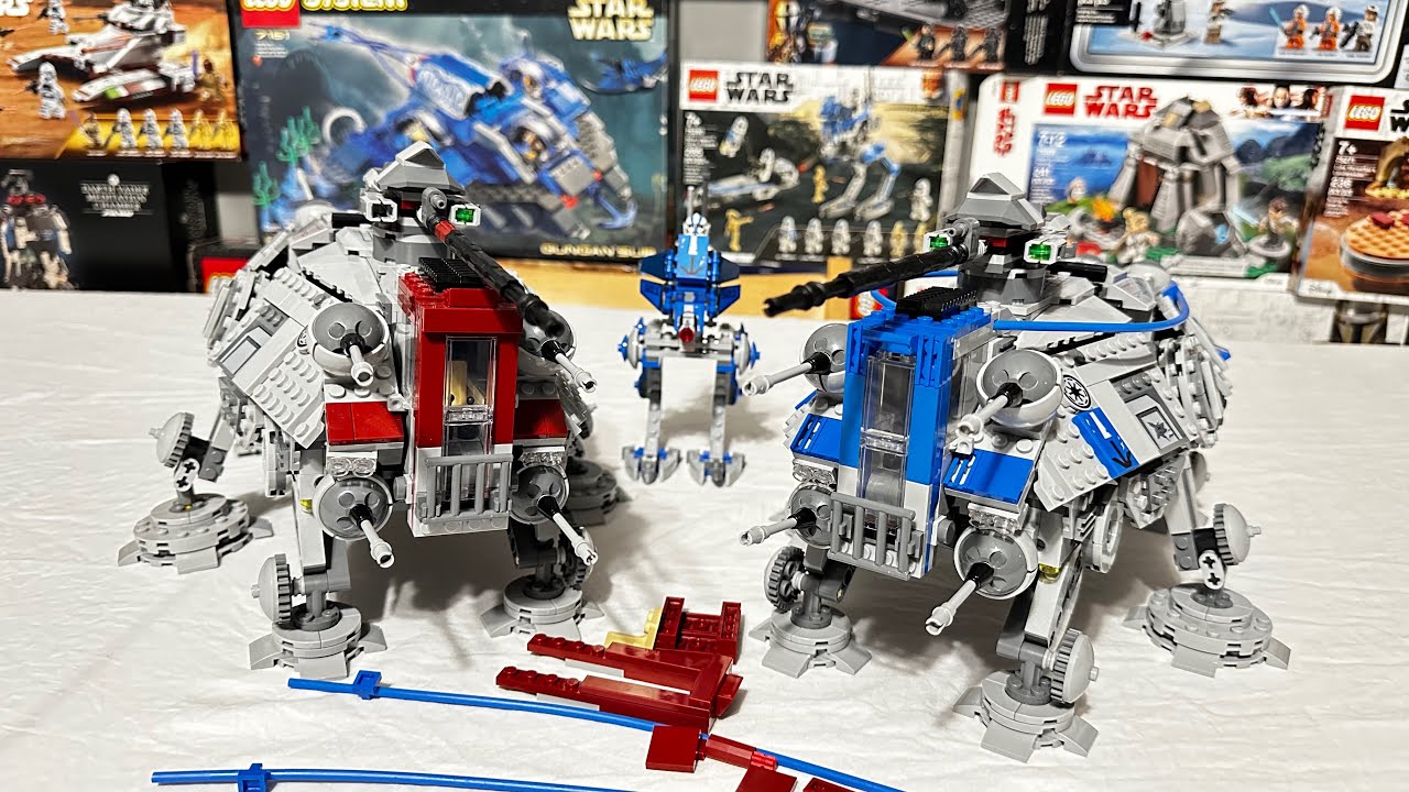 Lego StarWars 501st AT-TE MOD - YouTube